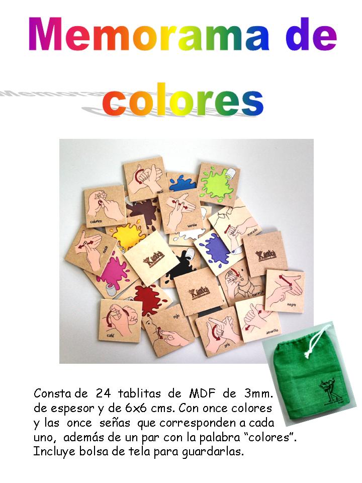 Los colores :: Juguetes Didácticos Artesanales